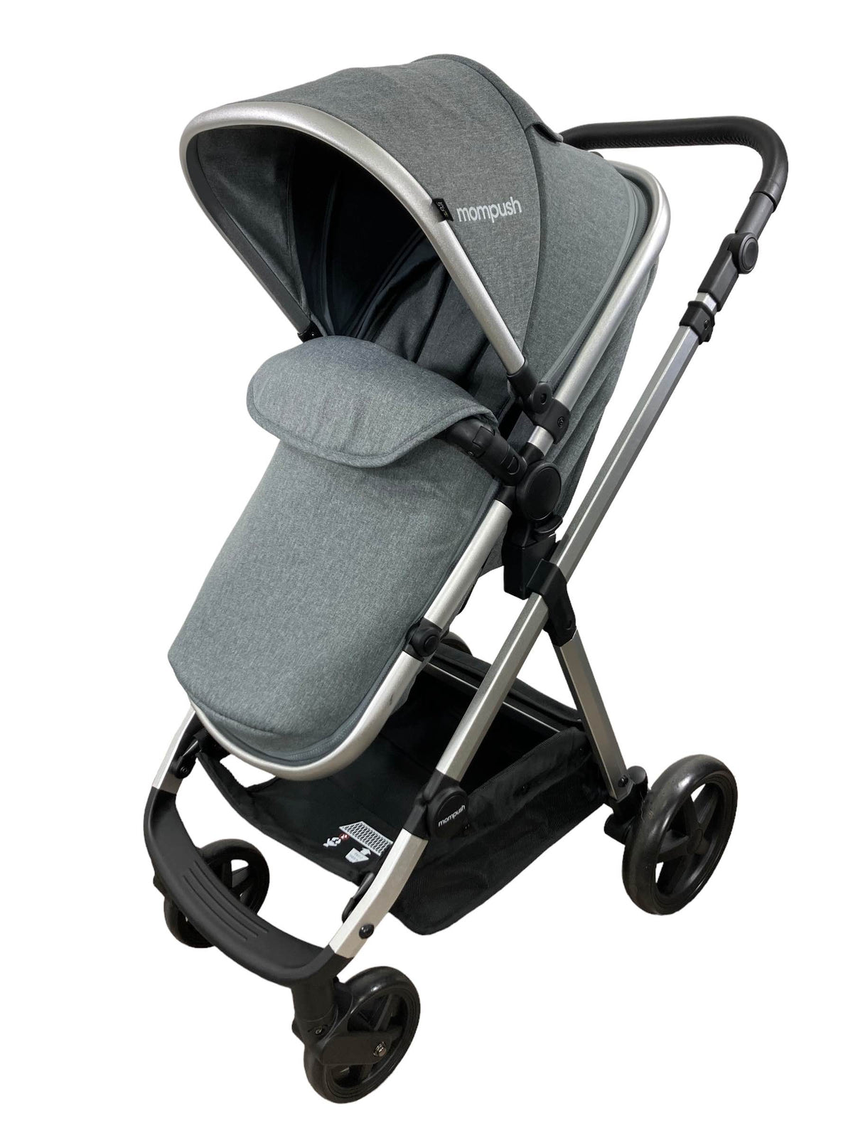 Mompush Meteor 2 Stroller, 2021, Gray — GoodBuy Gear