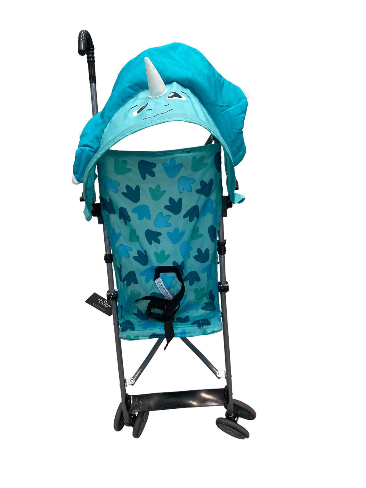 Dorel Umbrella Stroller, 2022, Teal dino footprints — GoodBuy Gear