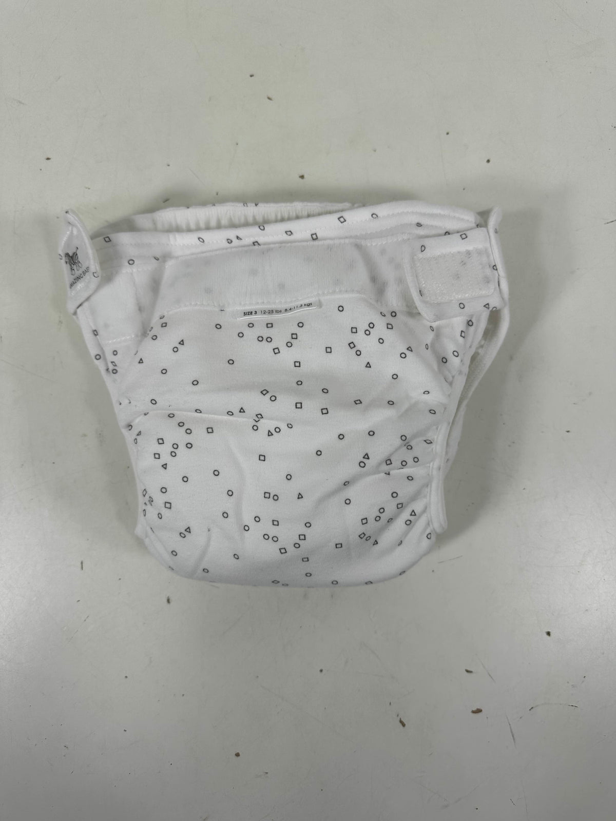 Smart Nappy NextGen Hybrid Cloth Diaper Cover, Size 3 12-25 lbs Grey ...