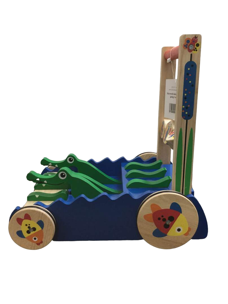 Melissa & Doug Chomp and Clack Alligator Push Toy