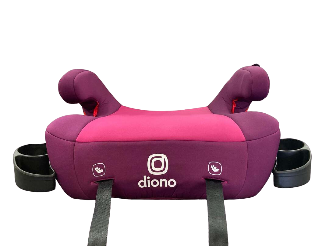 Diono Solana 2 Backless Booster Seat, 2022, With LATCH, Pink — GoodBuy Gear