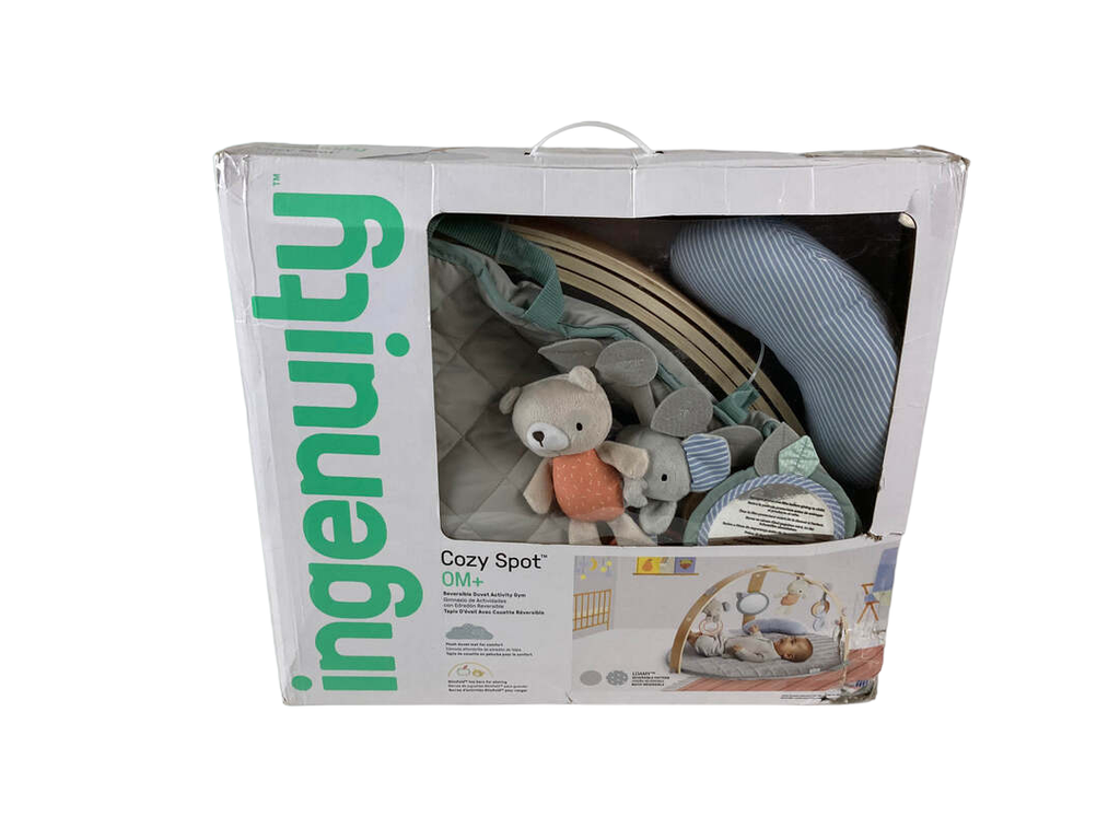 Ingenuity Cozy Spot Reversible Activity Gym, Loamy