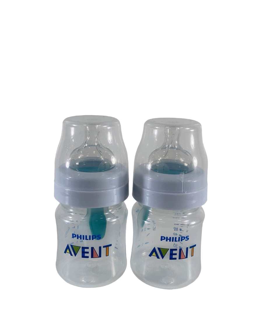 Philips Avent Anti-Colic Bottle Bundle, Clear, 2 Pack, 4oz — GoodBuy Gear