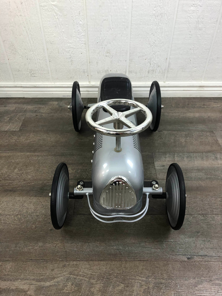 Morgan Cycle Retro Racer Ride On, Silver