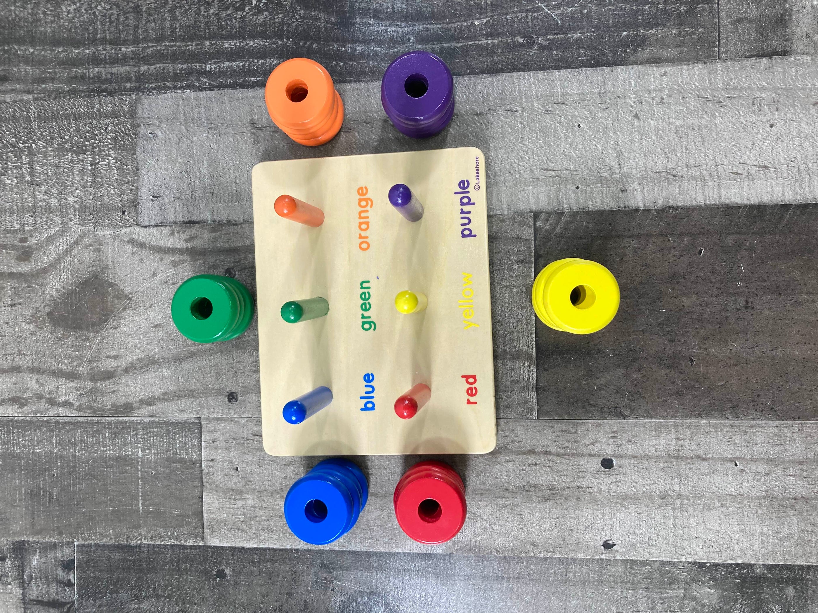 Lakeshore Color Rings Sorting Board — GoodBuy Gear