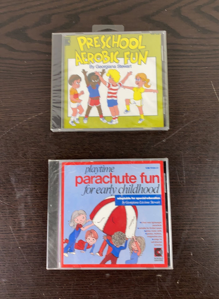 Kimbo Educational Preschool Aerobic Fun & Playtime Parachute Fun Cd’s