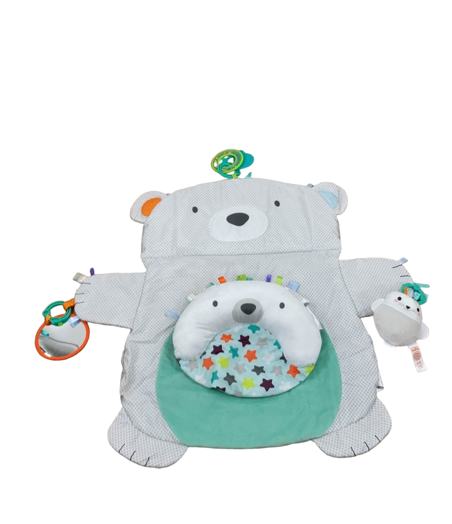 Bright Starts Tummy Time Prop & Play Mat, Polar Bear