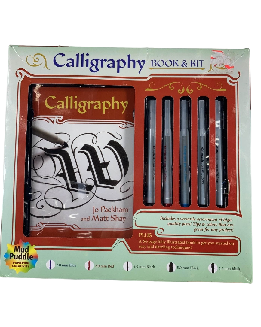 Mud Puddle Books, Inc. Calligraphy Book & Kit — GoodBuy Gear