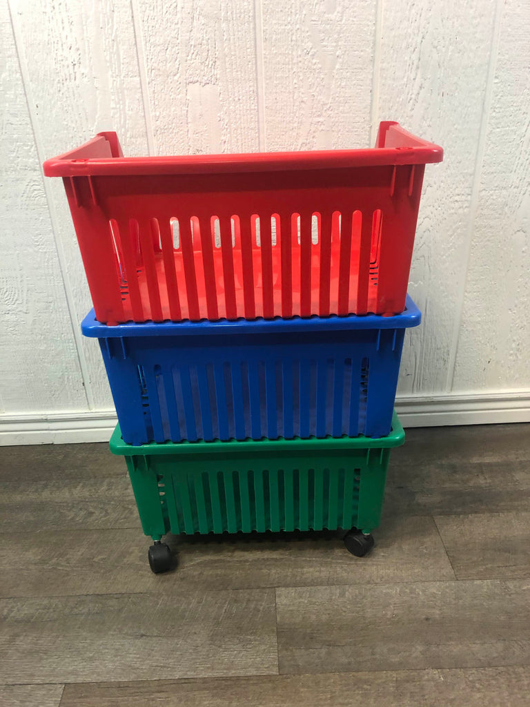 Tenex Stacking Bins, Set of 3
