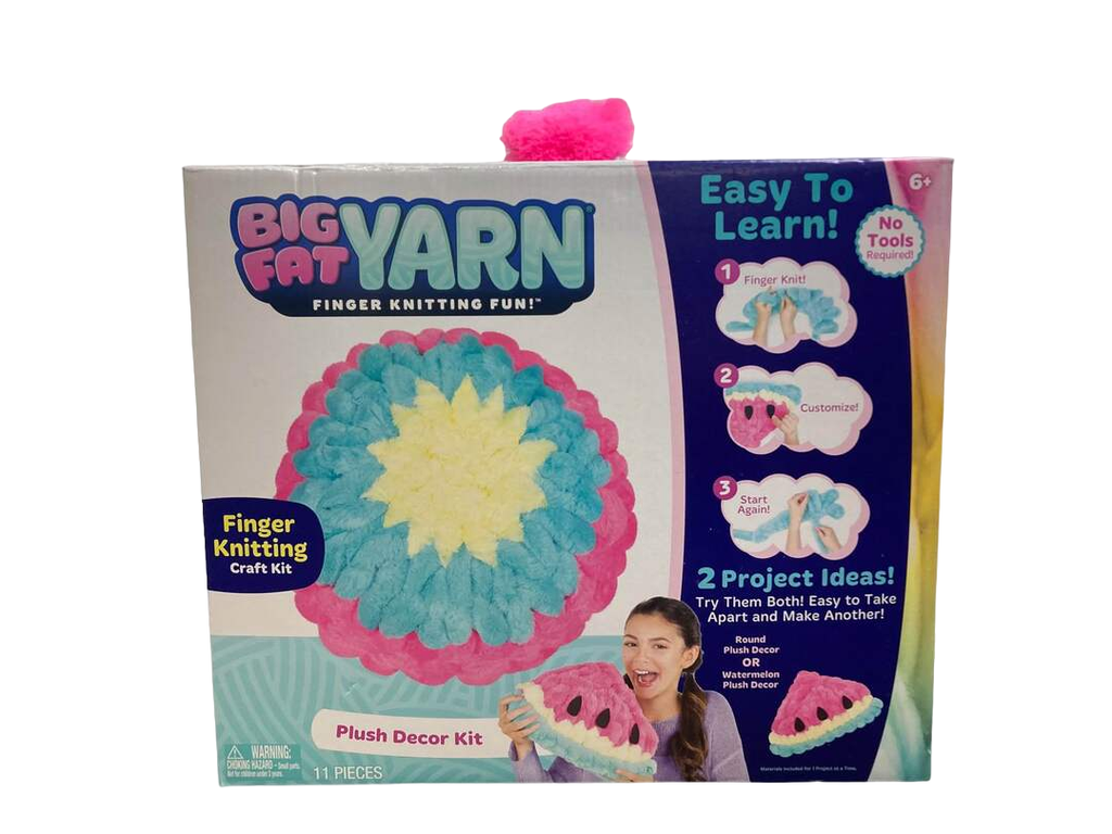 Big Fat Yarn Finger Knitting Craft Kit
