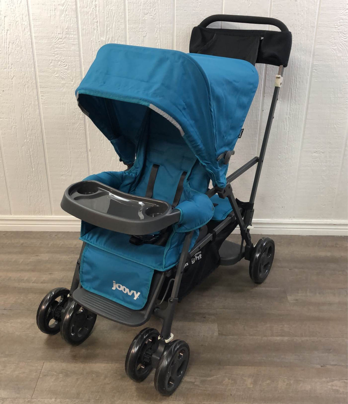 Joovy Caboose Ultralight Graphite Stroller, 2019, Turquoise — GoodBuy Gear