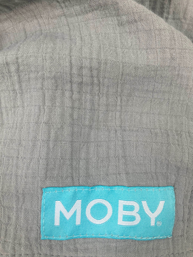 Moby Ring Sling, Double Gauze Pewter