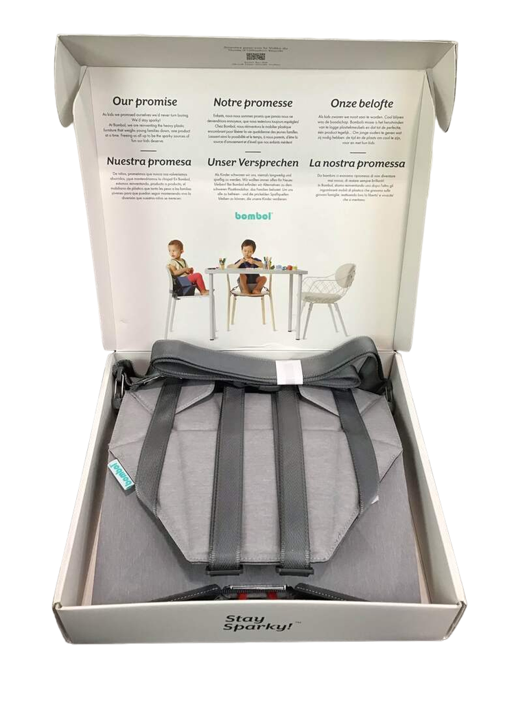 Bombol Pop-Up Booster, Pebble Grey