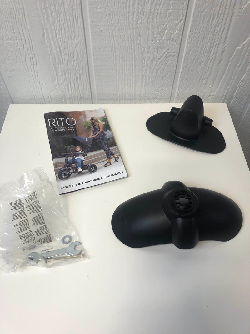 QPlay Rito Ultimate 3 In 1 Folding Trike, Grey