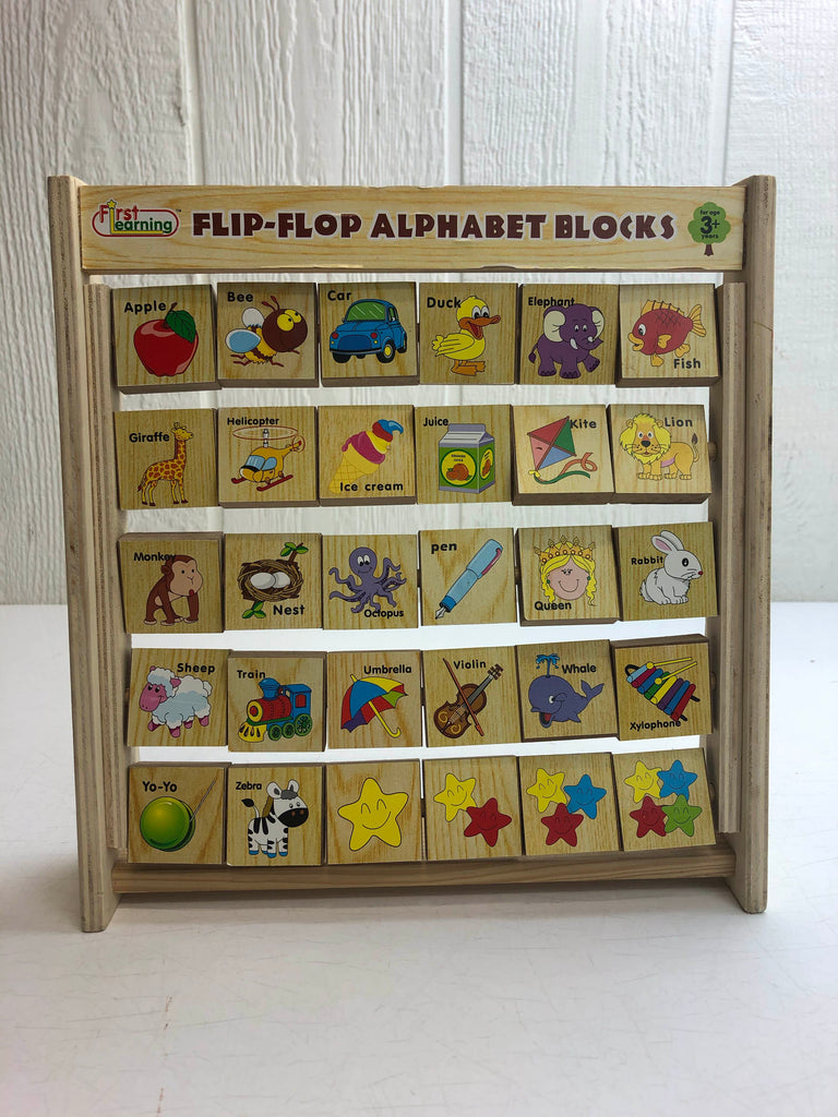 First Learning Flip-Flop Alphabet Blocks