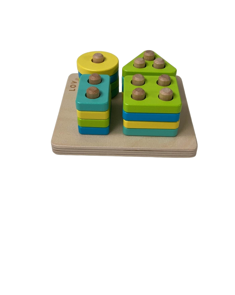 Lovevery Sort and Stack Peg Puzzle