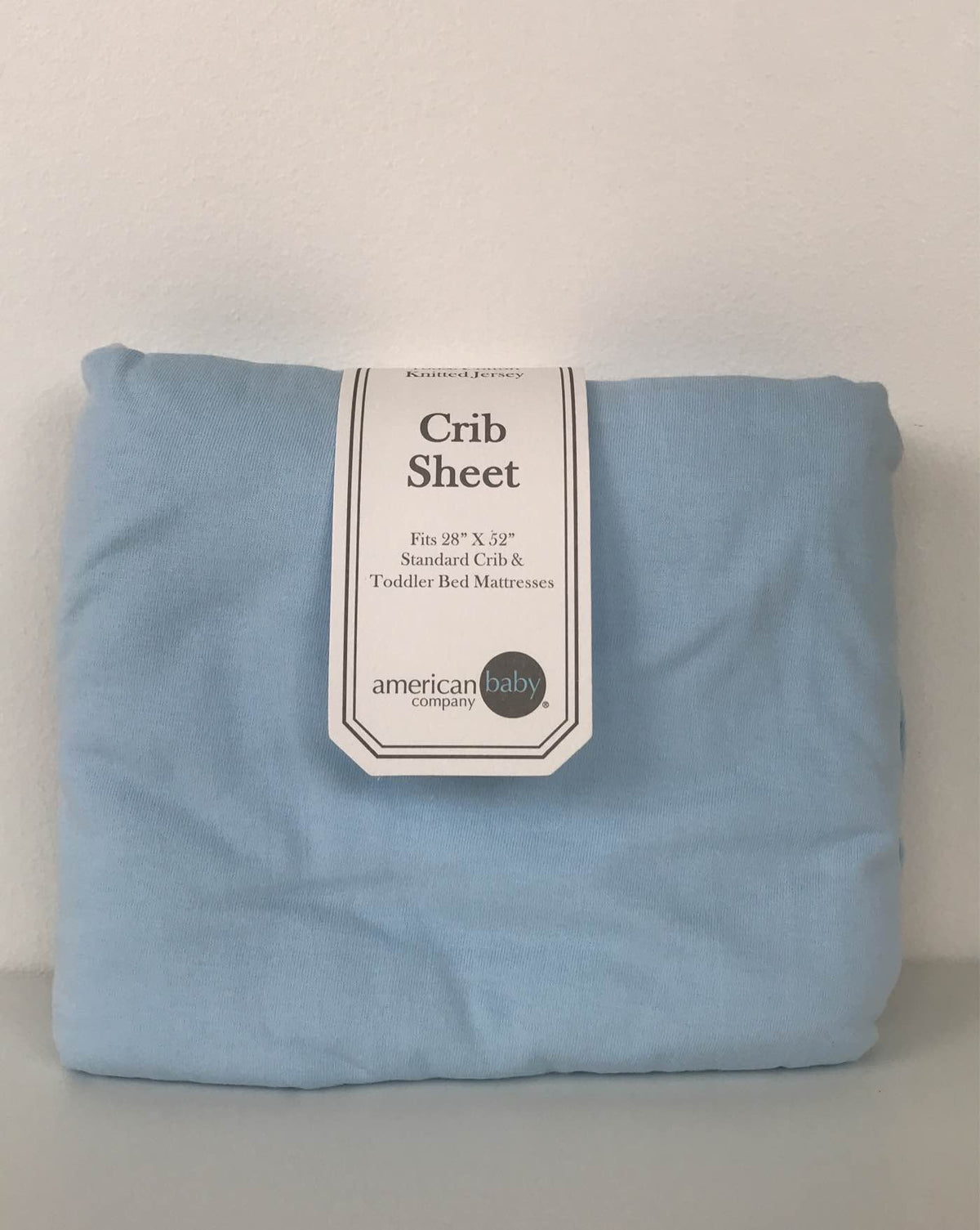 American Baby Crib Sheet, Light Blue — GoodBuy Gear