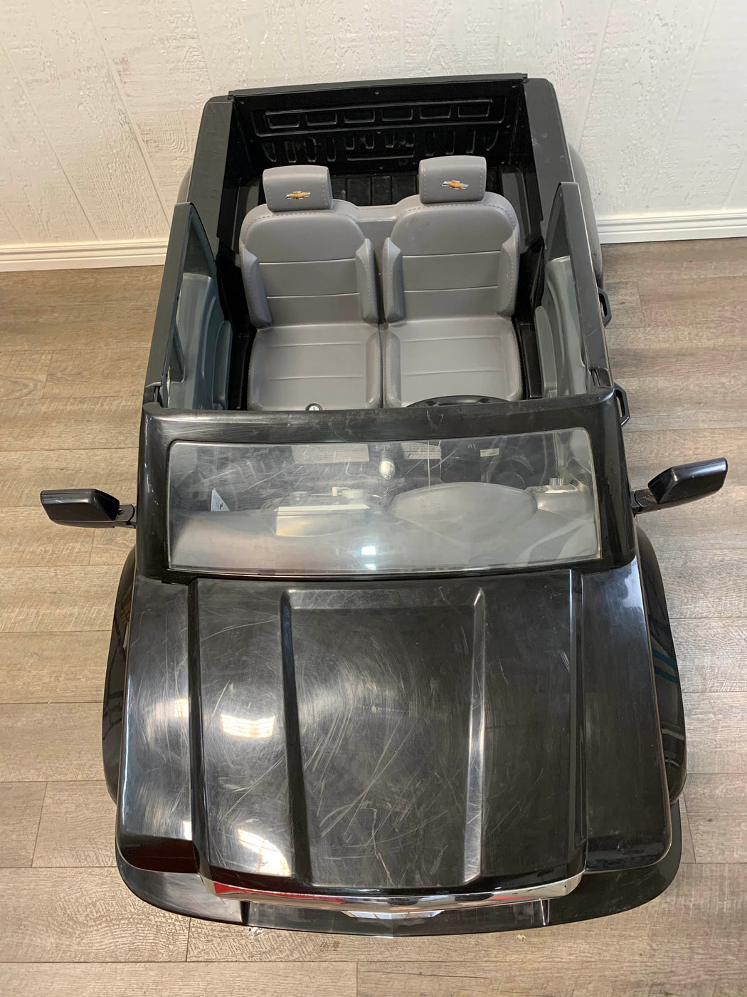 Rollplay Chevy Silverado 12-Volt Battery Ride-On Vehicle, Black ...