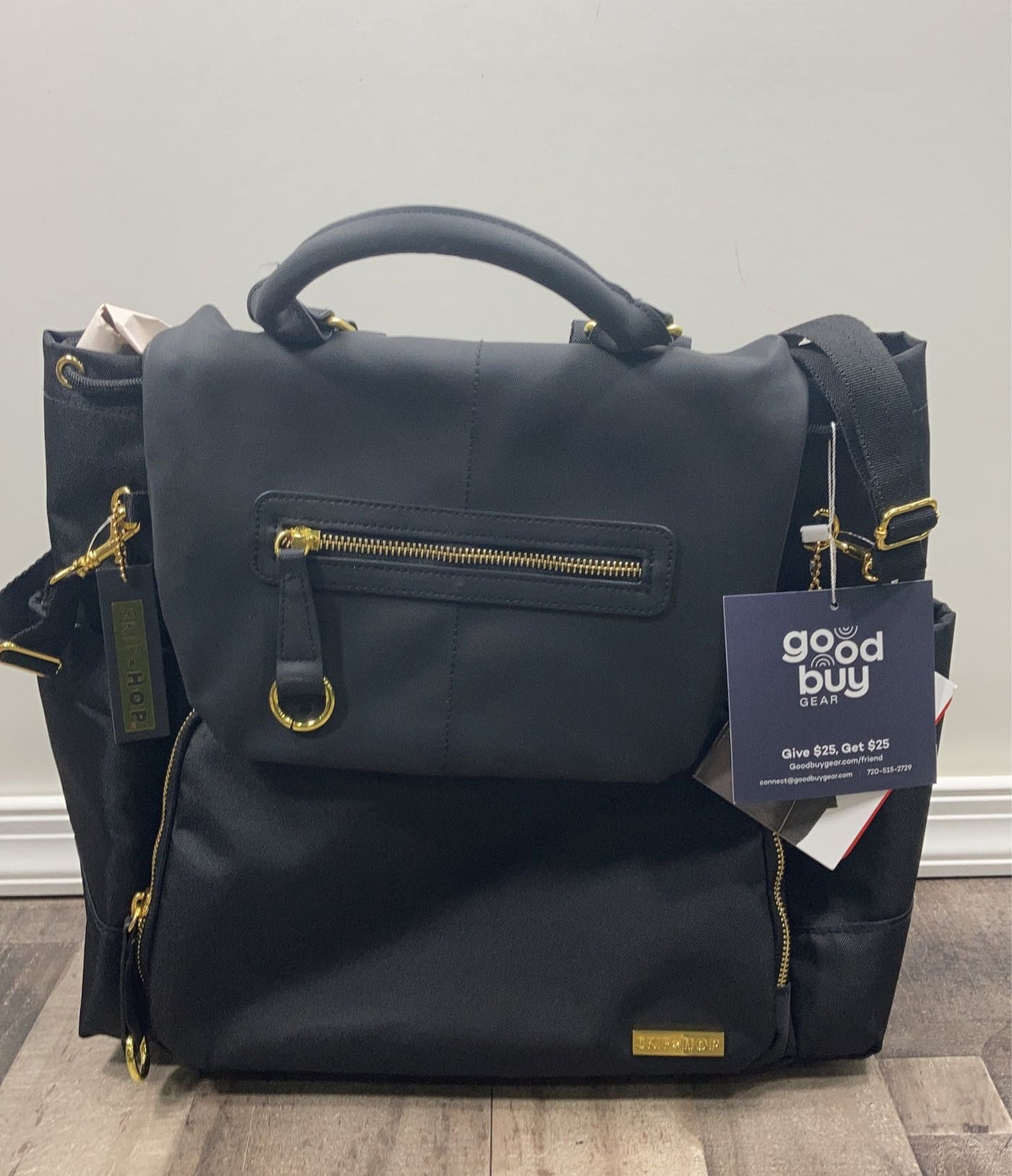 Skip Hop Chelsea Downtown Chic Diaper Bag, Black — GoodBuy Gear