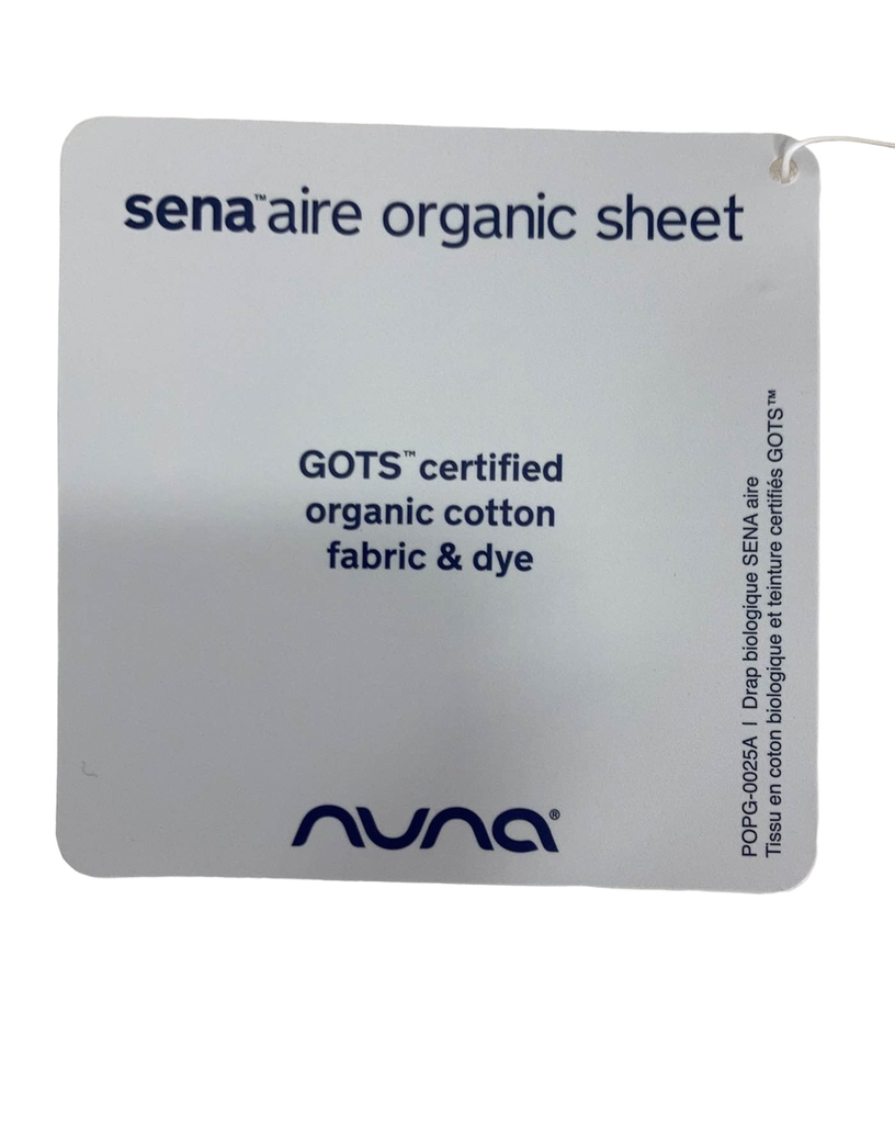 Nuna Sena Aire Organic Sheet, Moonbeam