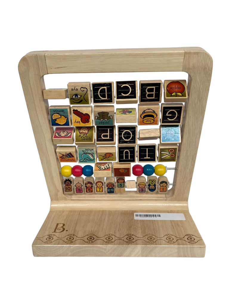 B. Toys Wood Alphabet Abacus