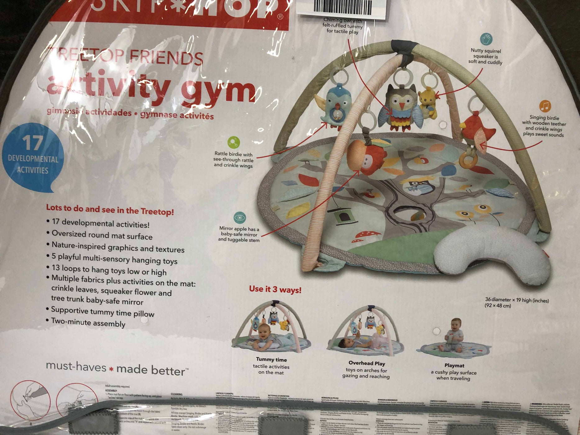 Skip Hop Activity Gym/ Playmat, Treetop Friends — GoodBuy Gear