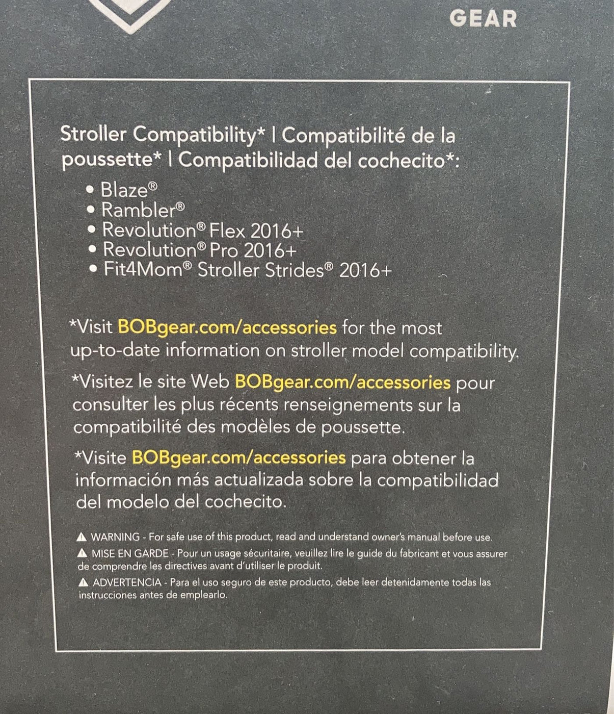 BOB Snack Tray, Black — GoodBuy Gear