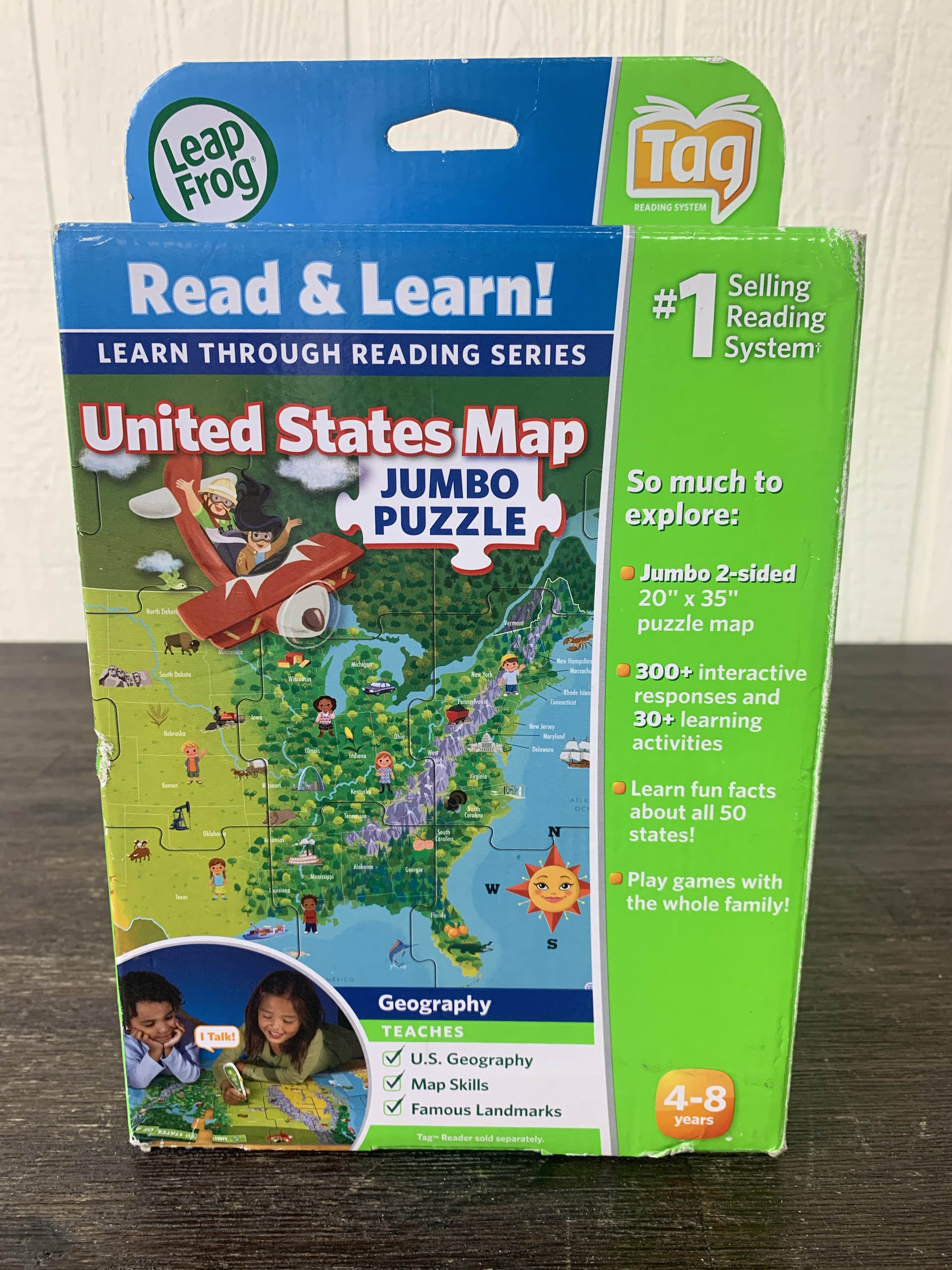 Leap Frog LeapReader Interactive World Map Puzzle