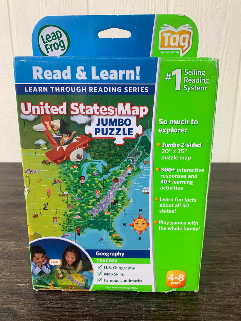 Leap Frog LeapReader Interactive World Map Puzzle