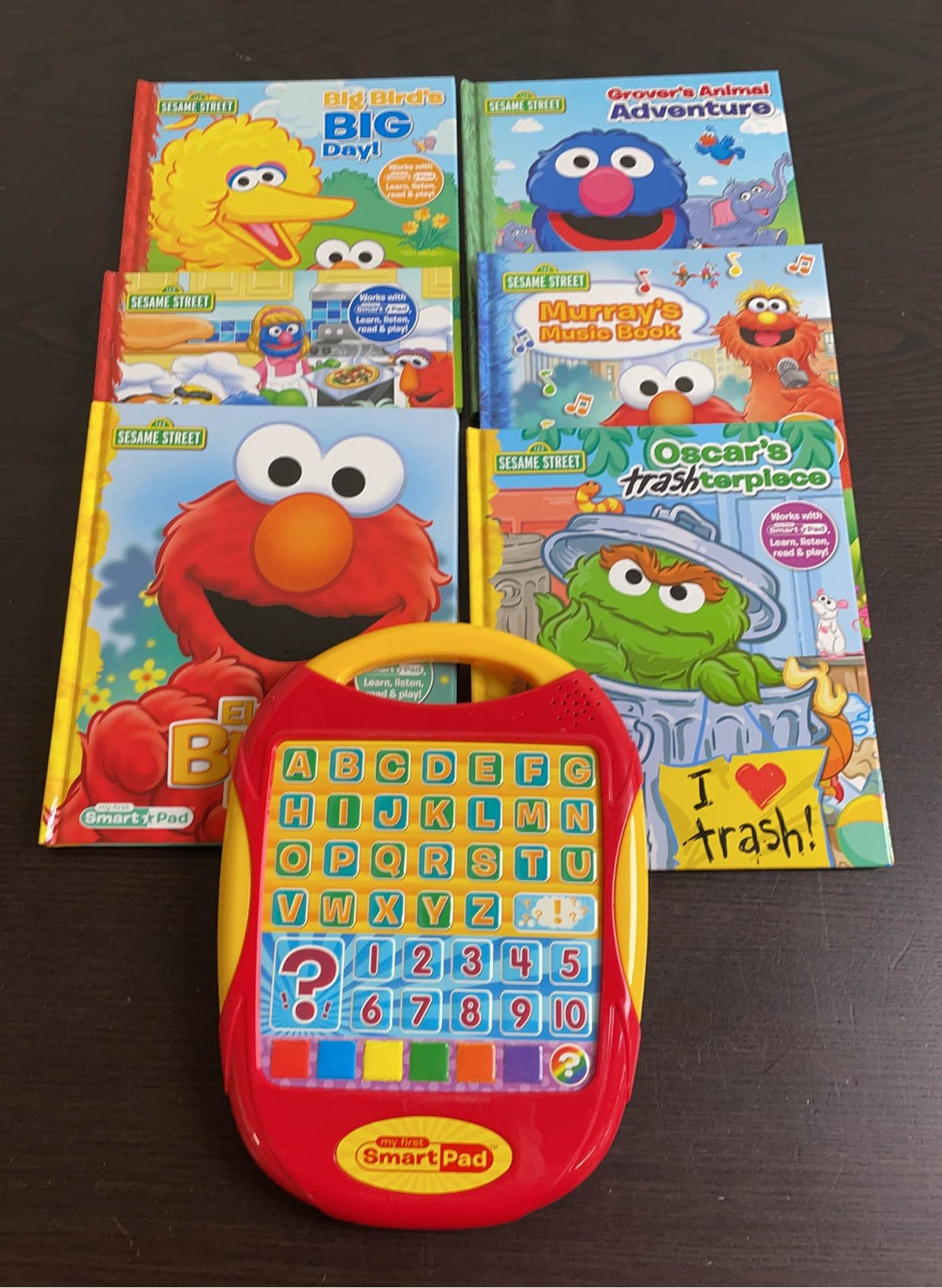 My First Smart Pad Electronic Activity Pad With Books, Sesame Street ...