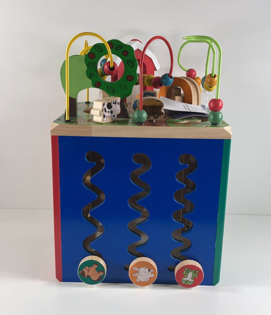 Battat Wooden Activity Cube