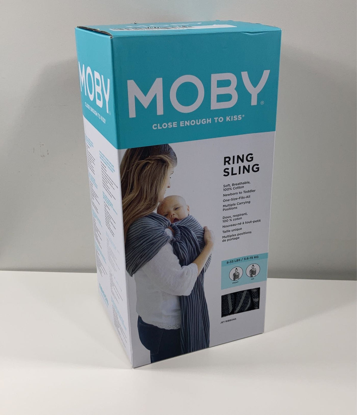 Moby Ring Sling, Jet Ribbons — GoodBuy Gear