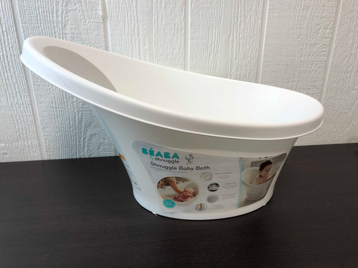 Beaba Shnuggle Baby Bath, White/Grey — GoodBuy Gear