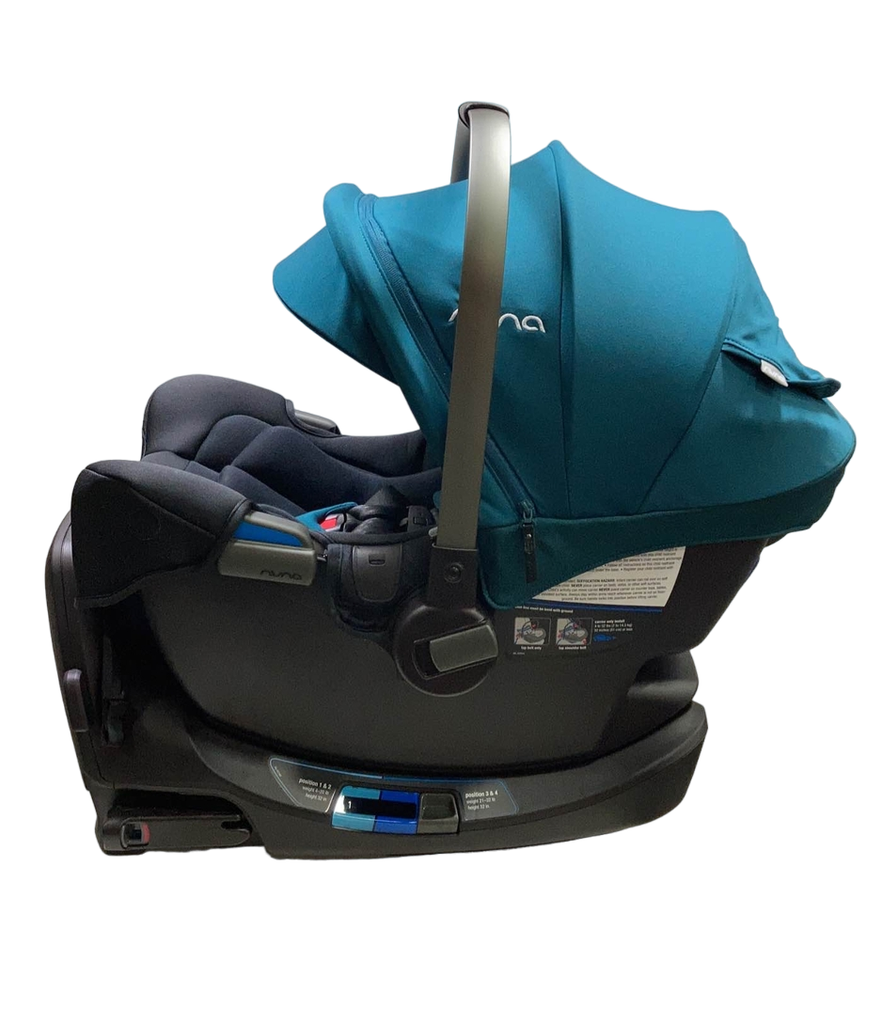 Nuna PIPA rx Infant Car Seat with RELX Base, 2022, Lagoon