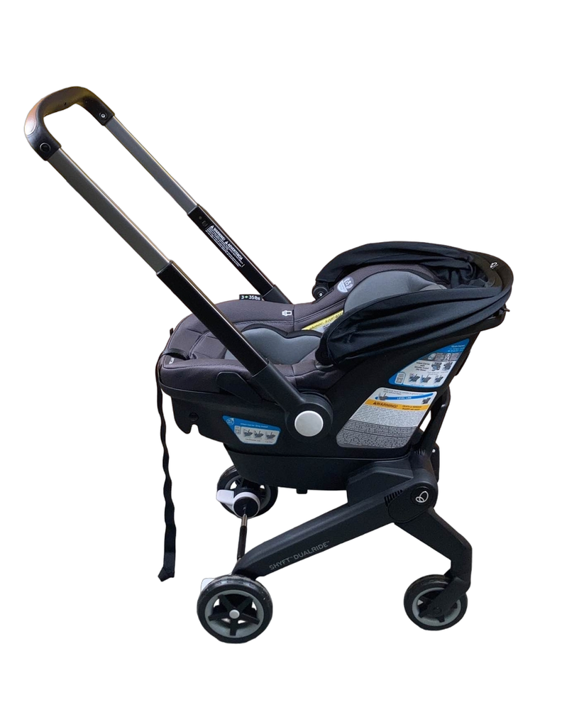 Evenflo Shyft Dual Ride Infant Car Seat Stroller Combo, 2023, Boone Gr