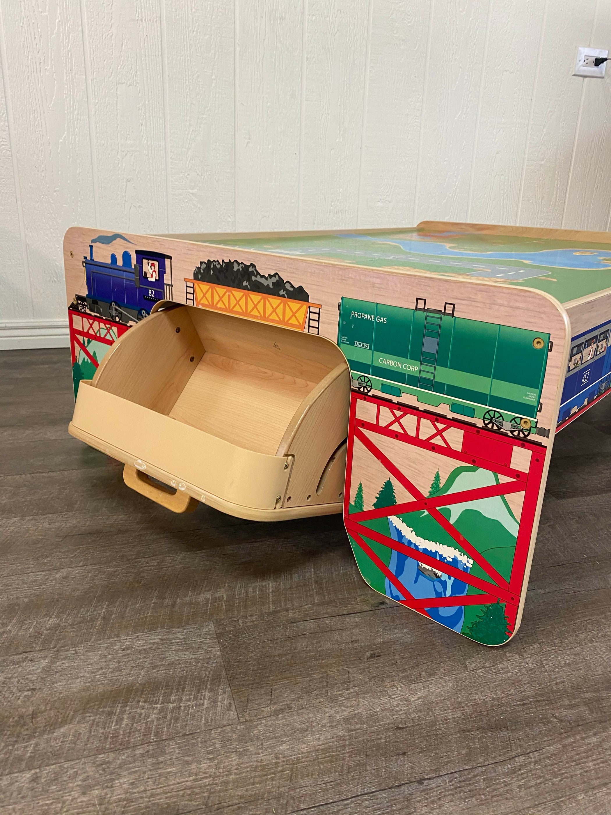 Wooden Train Table — GoodBuy Gear