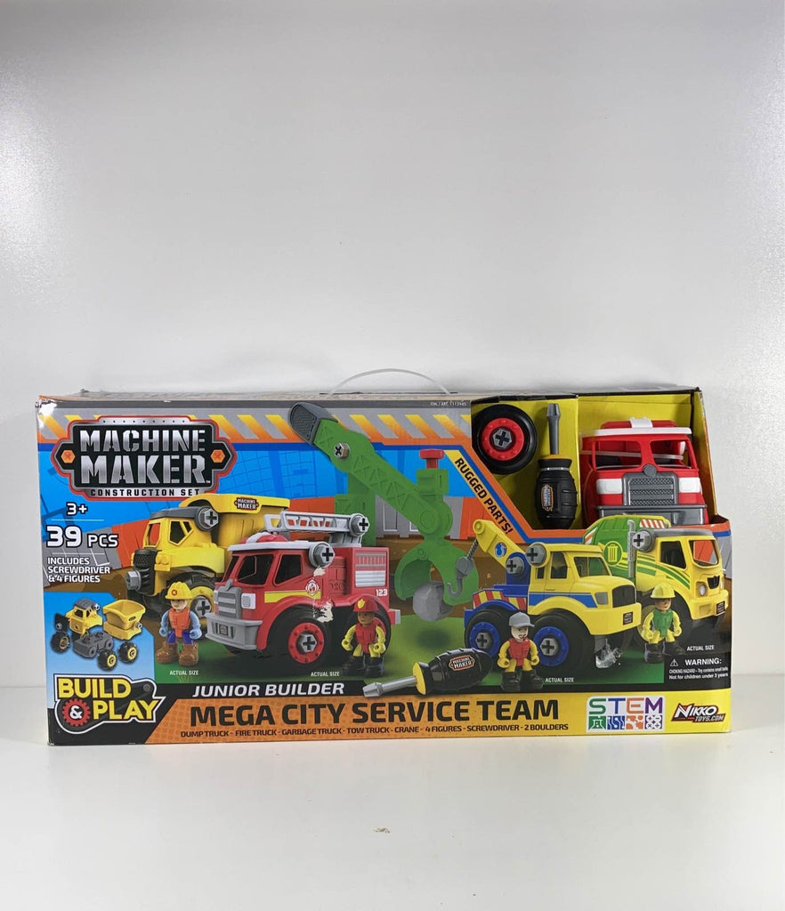 Machine Maker Construction Mega City Service Team