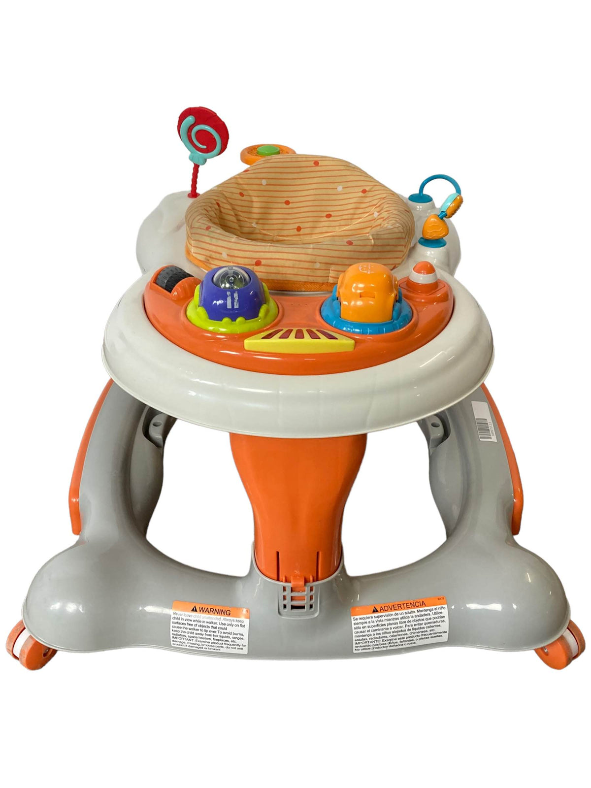 Stork Craft 3-in-1 Activity Walker, Orange/Gray — GoodBuy Gear