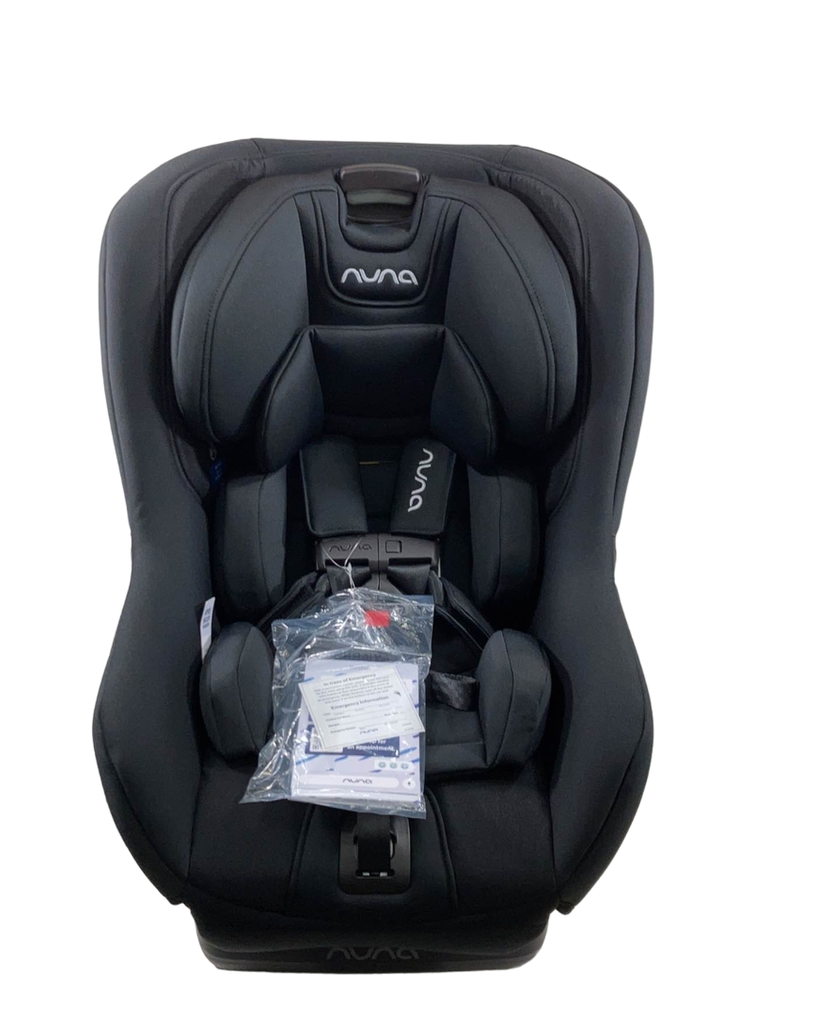 Nuna RAVA Convertible Car Seat, Caviar, 2023