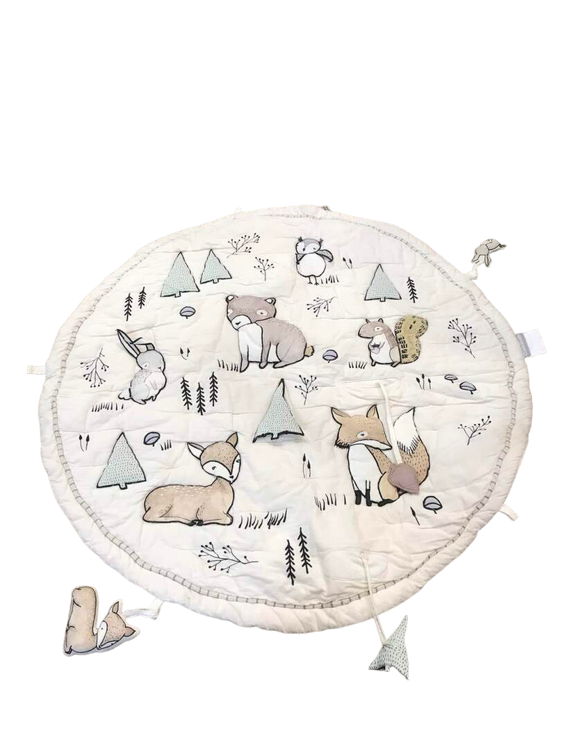 Crate & Kids Woodland Animals Activity Gym Play Mat — GoodBuy Gear