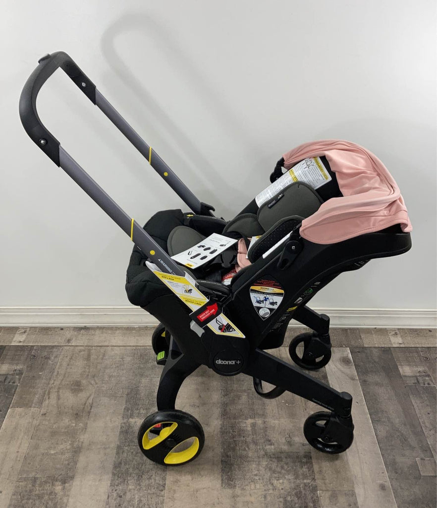 Doona Infant Car Seat & Stroller Combo, Blush Pink, 2021