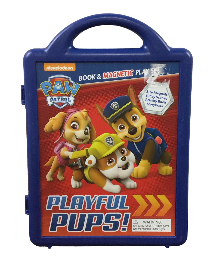 Nickelodeon Paw Patrol: Playful Pups!: Book & Magnetic Play Set ...