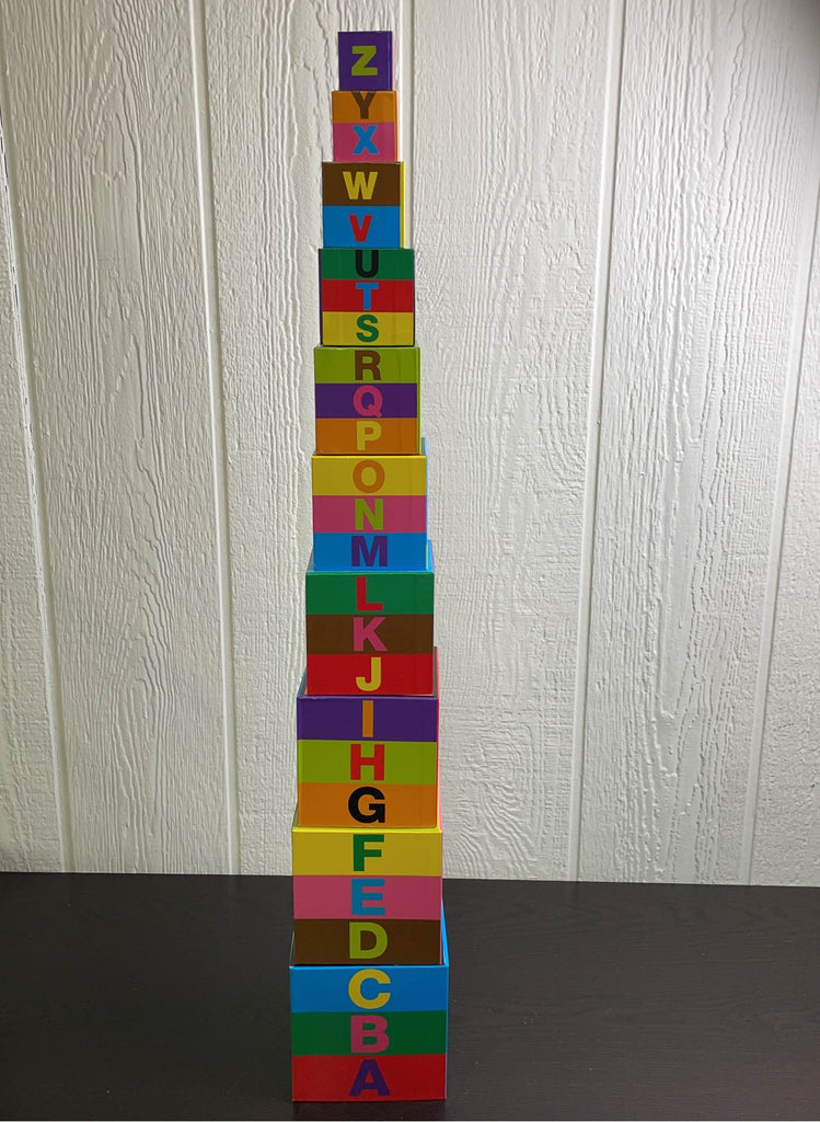 Melissa & Doug Alphabet Stacking And Nesting Blocks