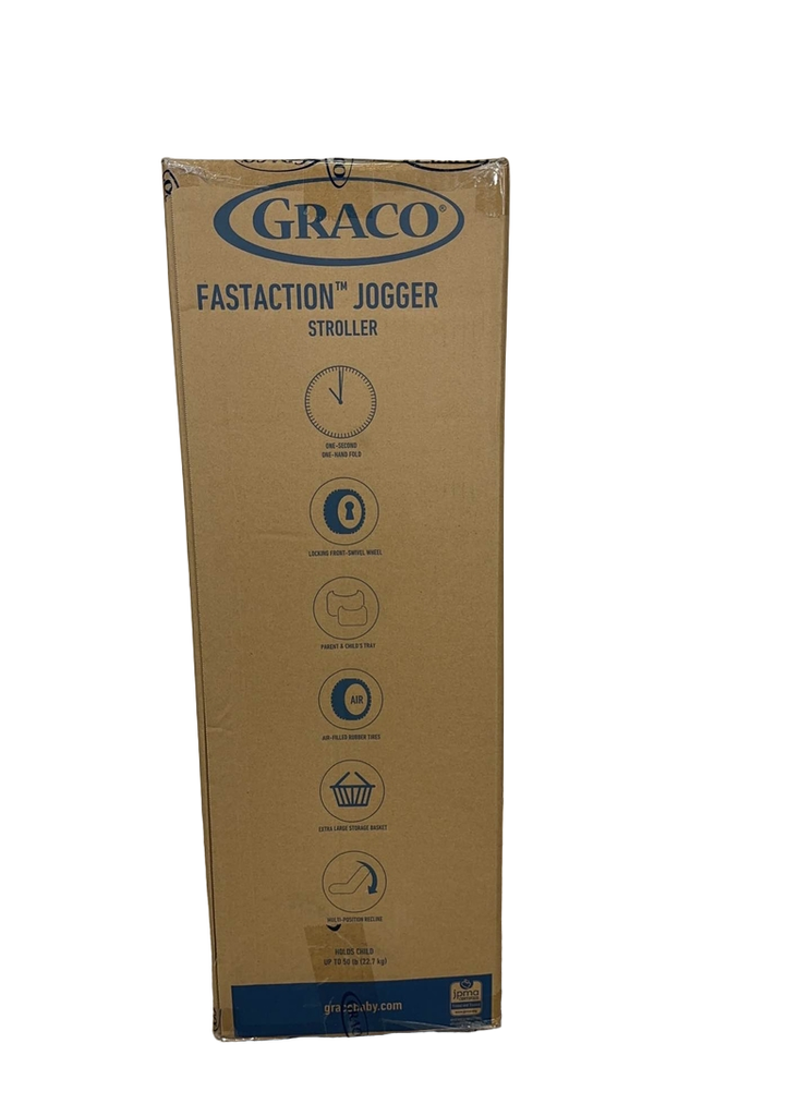 Graco FastAction Fold Jogging Click Connect Stroller, 2022, Gotham