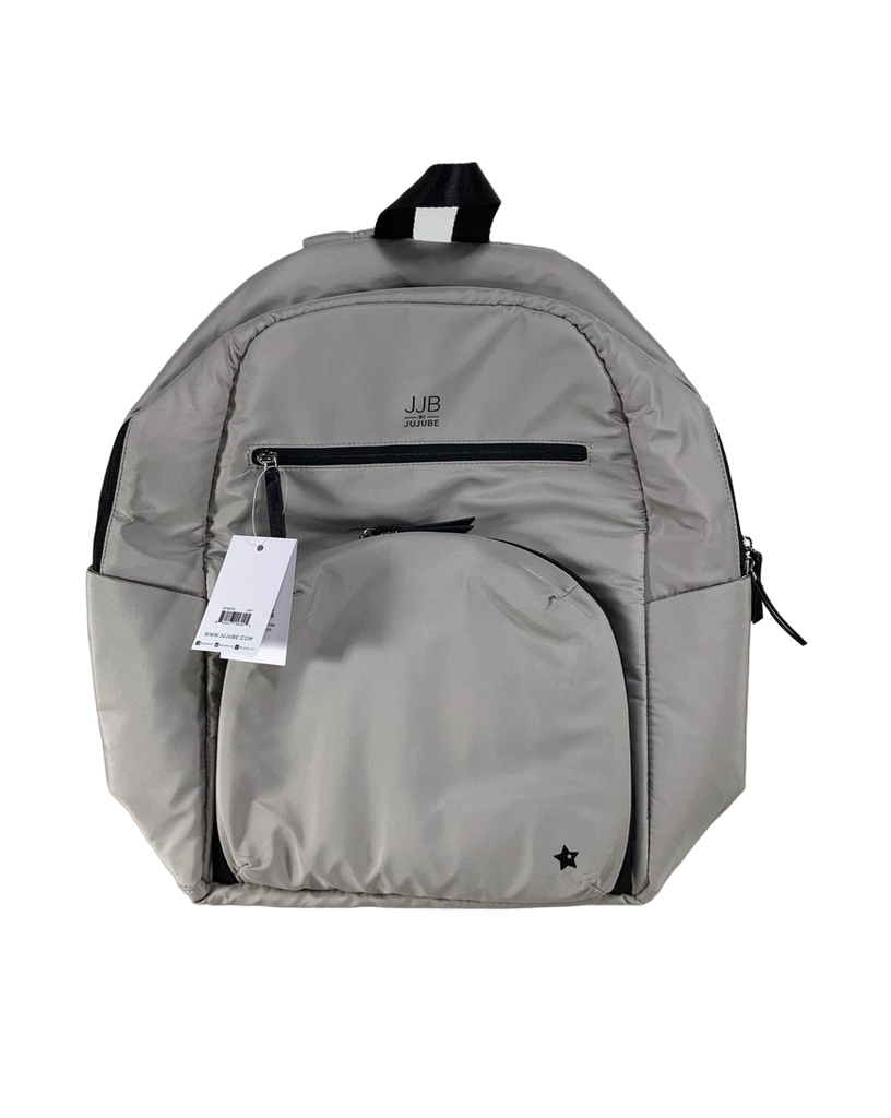 JuJuBe The Deluxe Diaper Backpack, Grey