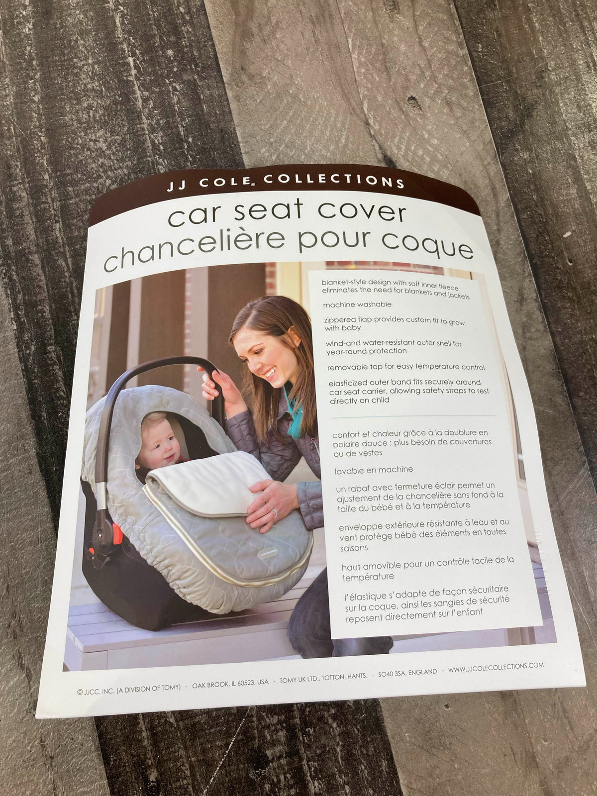 JJ Cole Car Seat Cover, Gray — GoodBuy Gear