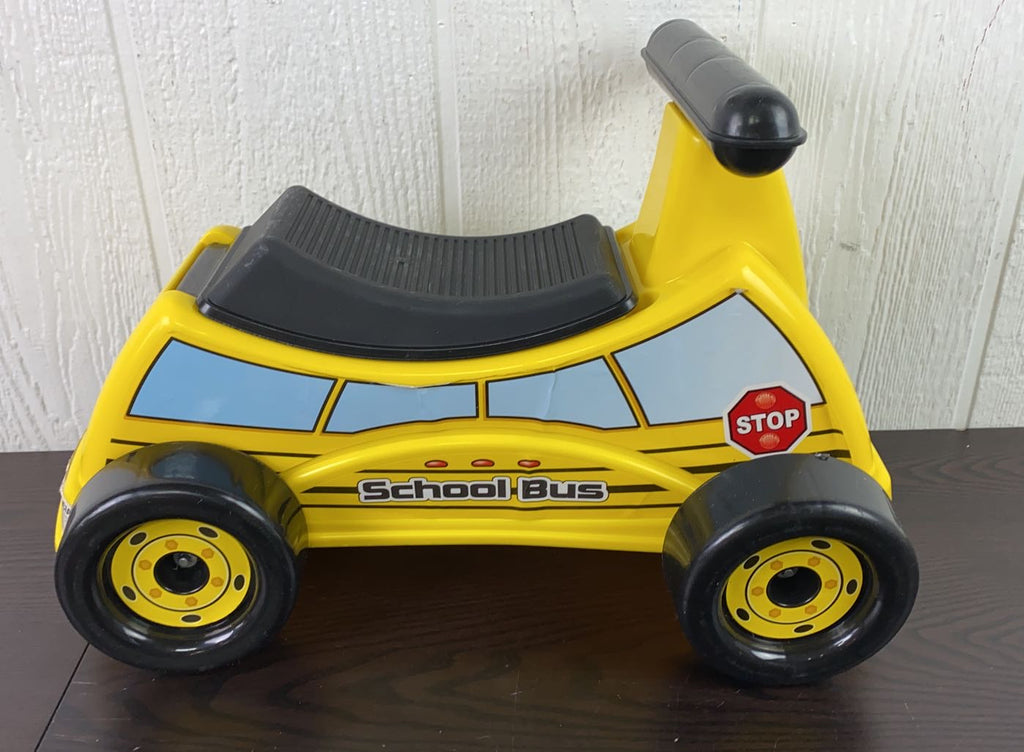 American Plastic Toys School Bus Ride-On