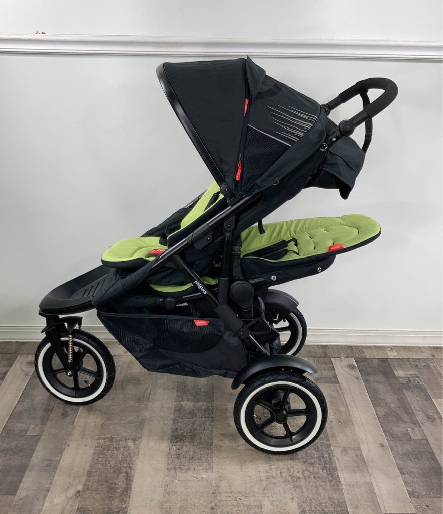 Phil & Teds Dash Double Stroller, 2020 Apple