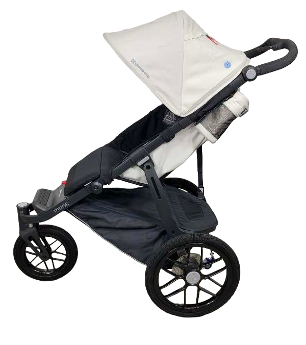 UPPAbaby RIDGE Jogging Stroller, 2021, Bryce (White)