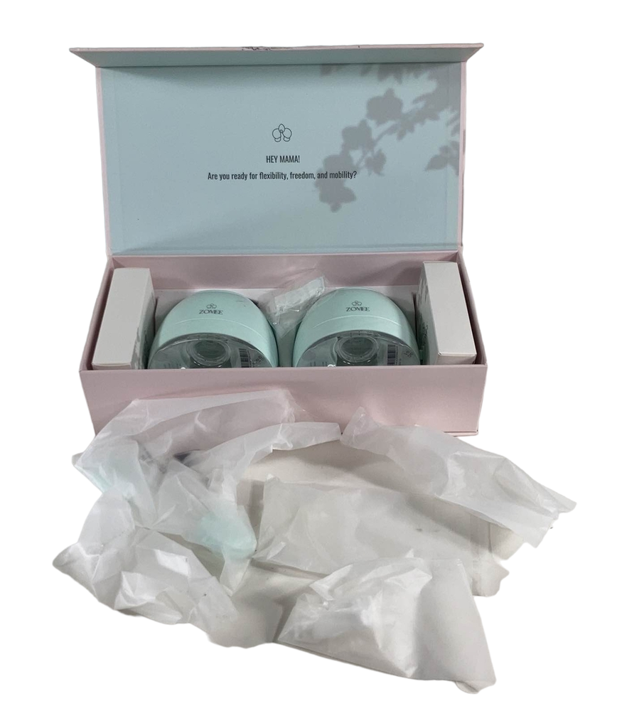 Zomee Fit Wearable Hands Free Breast Pump, Double